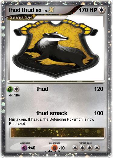 Pokémon thud thud ex - thud - My Pokemon Card