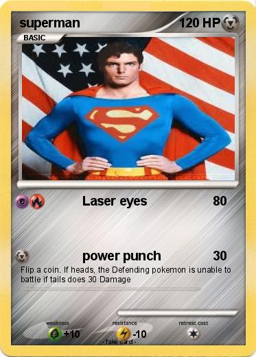 Pokémon superman 132 132 - Laser eyes - My Pokemon Card