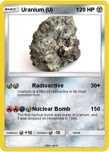 Pokémon Uranium U - Radioactive - My Pokemon Card