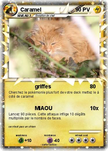Pokémon Caramel 61 61 - griffes - Ma carte Pokémon