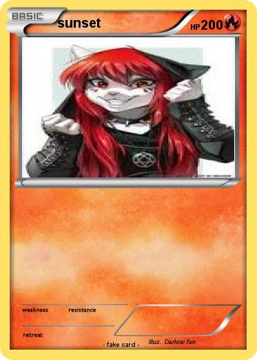 Pokémon sunset 223 223 - My Pokemon Card