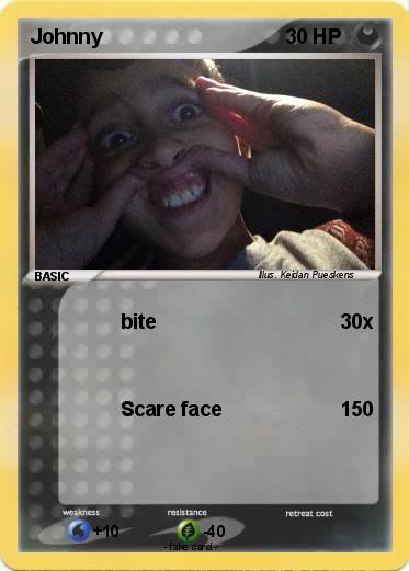 Pokémon Johnny 779 779 - bite - My Pokemon Card