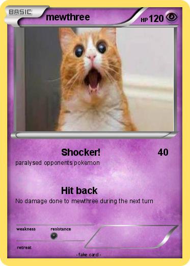 Pokémon mewthree 1201 1201 - Shocker! - My Pokemon Card