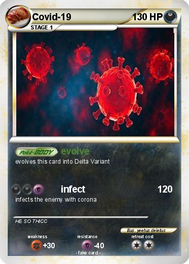 Pokémon Covid 19 105 105 - evolve - My Pokemon Card