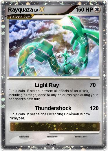 Pokémon Rayquaza 6022 6022 - Light Ray - My Pokemon Card