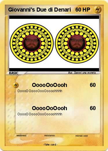 Pokémon Giovanni s Due di Denari - OoooOoOooh - My Pokemon Card