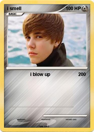 Pokémon i smell - i blow up - My Pokemon Card