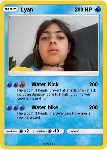 Pokémon Lyan 3 3 - Water Kick - My Pokemon Card