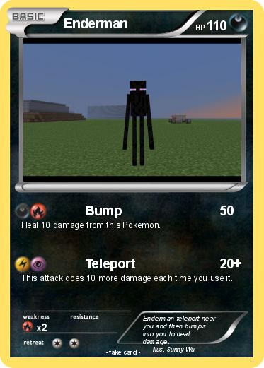 Pokémon Enderman 1274 1274 - Bump - My Pokemon Card