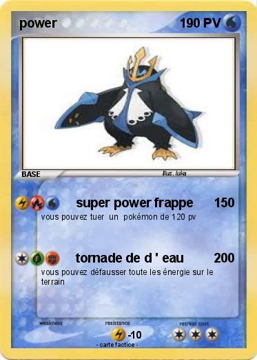 Pokémon power 673 673 - super power frappe - Ma carte Pokémon