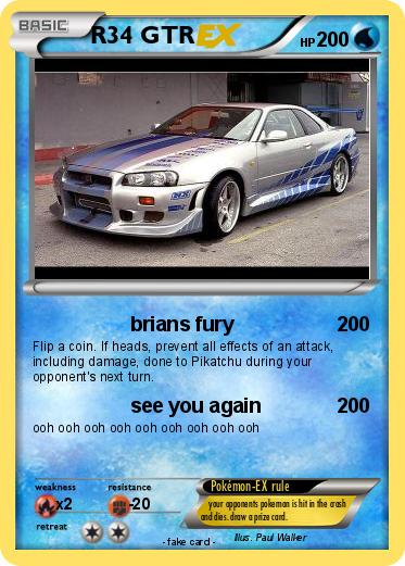 Pokémon R34 GTR - brians fury - My Pokemon Card