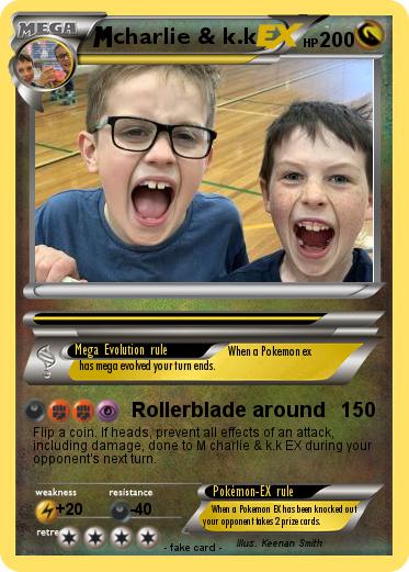 Pokémon charlie k k - Rollerblade around - My Pokemon Card