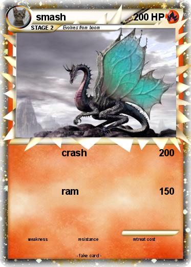 Pokémon smash 110 110 - crash - My Pokemon Card
