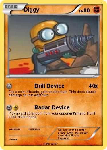 Pokémon Diggy 26 26 - Drill Device x - My Pokemon Card