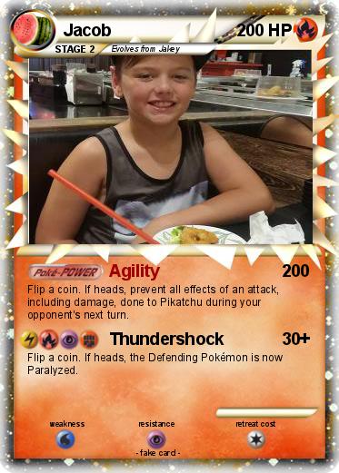 Pokémon Jacob 1020 1020 - Agility - My Pokemon Card