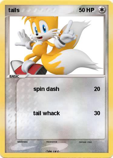 Pokémon tails 1148 1148 - spin dash - My Pokemon Card