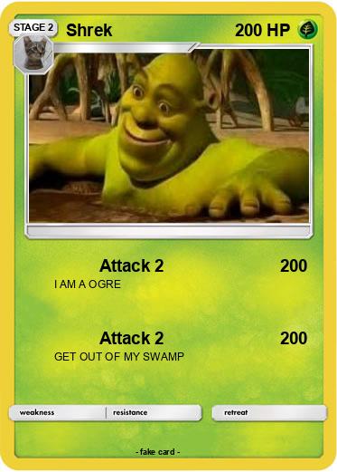 Pokémon Shrek 2657 2657 - Attack 2 - My Pokemon Card