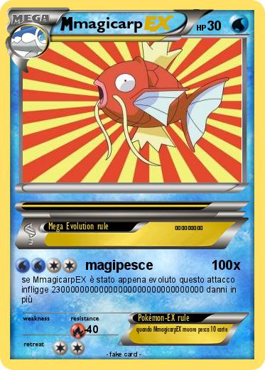 Pokémon magicarp 213 213 - magipesce 100x - My Pokemon Card