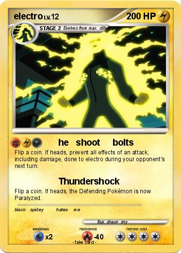 Pokémon electro 226 226 - he shoot bolts - My Pokemon Card