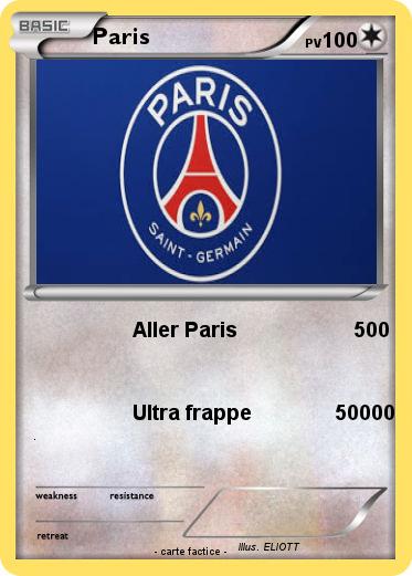 Pokémon Paris 314 314 - Aller Paris 500 - Ma carte Pokémon