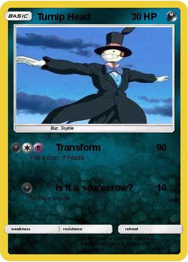 Pokémon Turnip Head 1 1 - Transform - My Pokemon Card