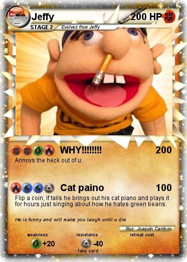 Pokémon Jeffy 498 498 - WHY!!!!!!!! - My Pokemon Card