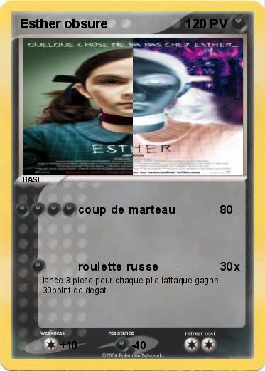 Pokémon Esther obsure - coup de marteau - Ma carte Pokémon