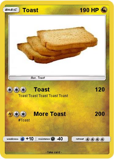 Pokémon Toast 159 159 - Toast - My Pokemon Card