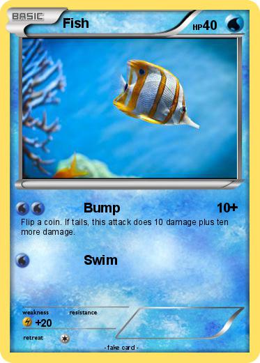Pokémon Fish 458 458 - Bump - My Pokemon Card