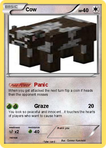 Pokémon Cow 410 410 - Panic - My Pokemon Card