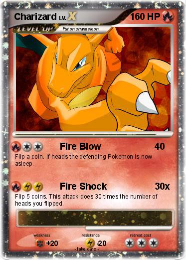 Pokémon Charizard 4089 4089 - Fire Blow - My Pokemon Card