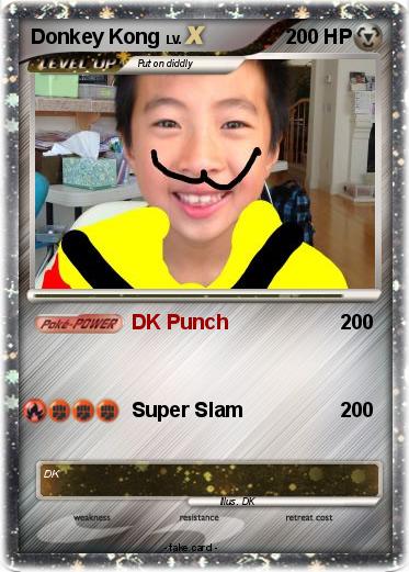 Pokémon Donkey Kong 518 518 - DK Punch - My Pokemon Card