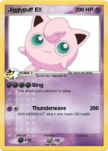 Pokémon Jigglypuff EX 15 15 - Sing - My Pokemon Card