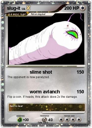 Pokémon slug it - slime shot - My Pokemon Card