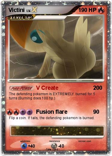 Pokémon Victini 1191 1191 - V Create - My Pokemon Card