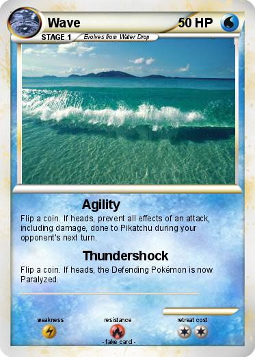 Pokémon Wave 191 191 - Agility - My Pokemon Card