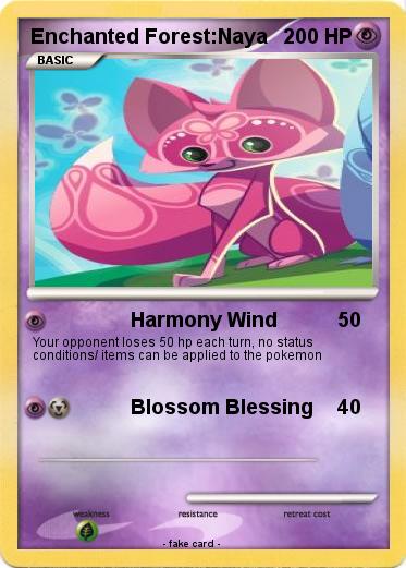 Pokémon Enchanted Forest Naya - Harmony Wind - My Pokemon Card