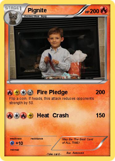 Pokémon Pignite 314 314 - Fire Pledge - My Pokemon Card