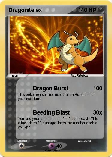 Pokémon Dragonite ex 25 25 - Dragon Burst - My Pokemon Card