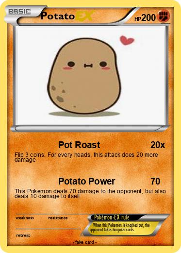 Pokémon Potato 944 944 - Pot Roast - My Pokemon Card