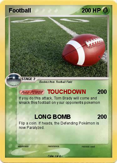 Pokémon Football 290 290 - TOUCHDOWN - My Pokemon Card