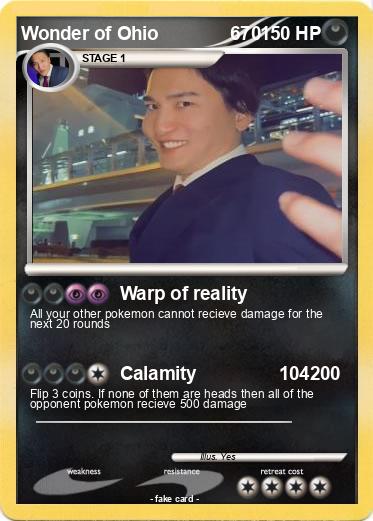 Pokémon Wonder of Ohio 670 670 - Warp of reality - My Pokemon Card