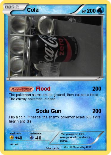 Pokémon Cola 37 37 - Flood - My Pokemon Card