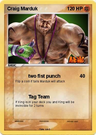 Pokémon Craig Marduk 1 1 - two fist punch - My Pokemon Card