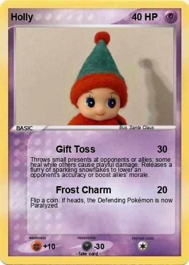 Pokémon Holly 203 203 - Gift Toss - My Pokemon Card
