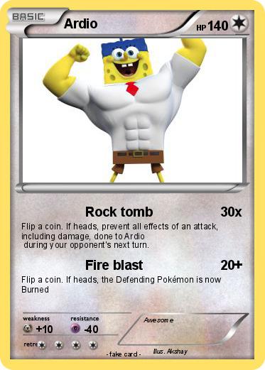 Pokémon Ardio - Rock tomb - My Pokemon Card