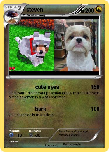 Pokémon steven 543 543 - cute eyes - My Pokemon Card