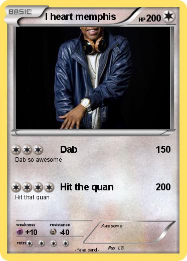 Pokémon I heart memphis - Dab - My Pokemon Card