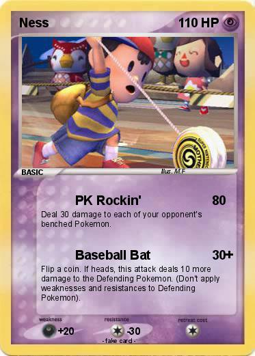 Pokémon Ness 232 232 - PK Rockin' - My Pokemon Card