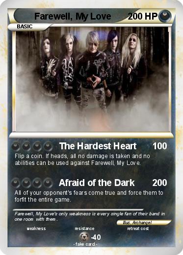 Pokémon Farewell My Love - The Hardest Heart - My Pokemon Card